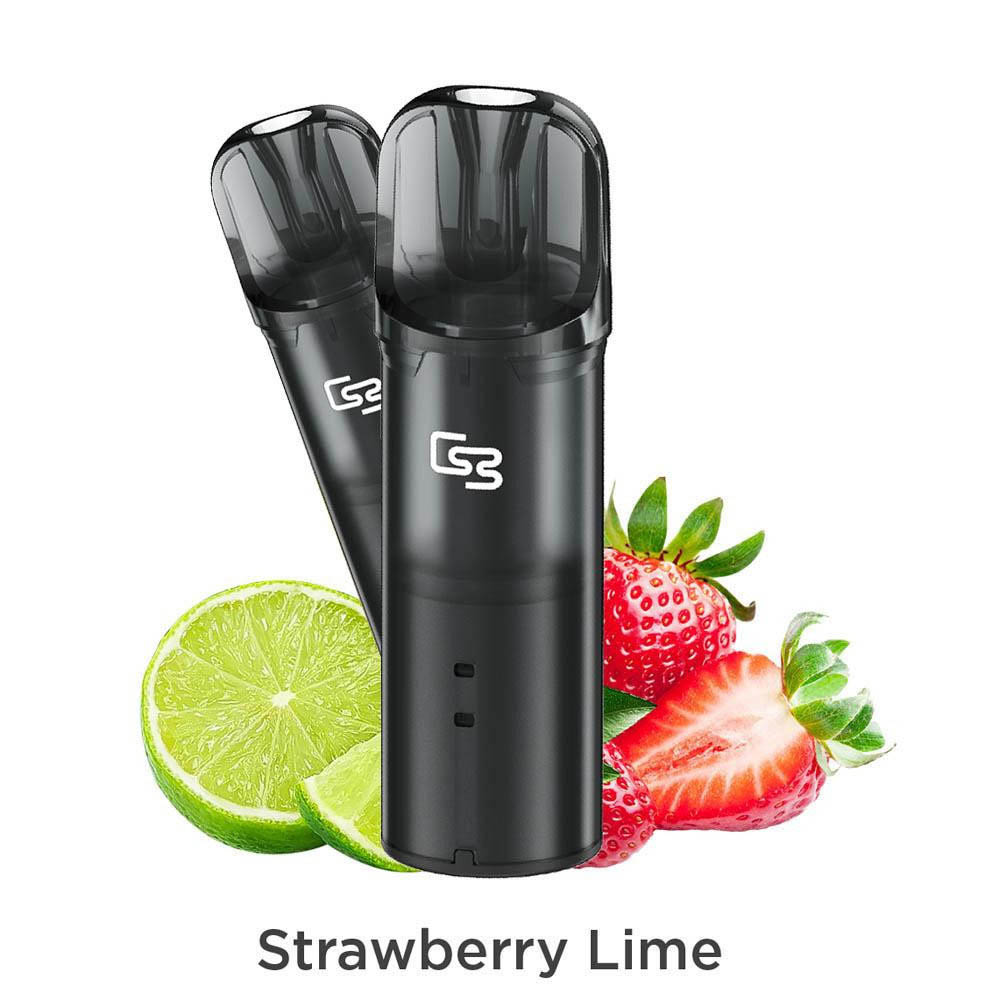 Geek Bar Elite 20mg 2ml Prefilled Δεξαμενή 2τεμ Strawberry Lime ...